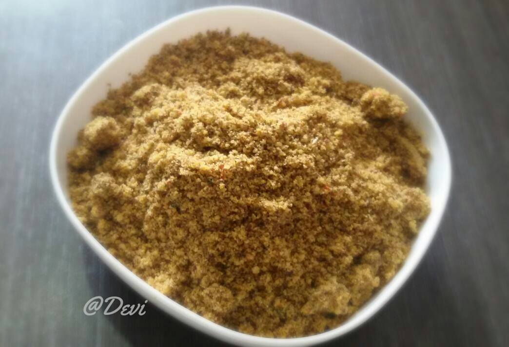 Flax Seeds Groundnut Idly Podi – KitchenDB – My Passion for Healthy Cooking