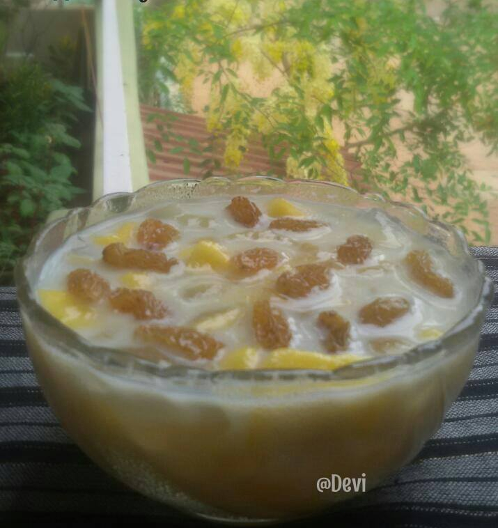 Ice Apple Mango Dessert – KitchenDB – My Passion for Healthy Cooking