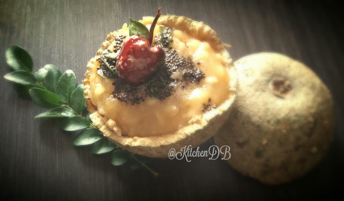 Vizham Pazha Pachadi / Wood Apple Pachadi – KitchenDB – My Passion for ...