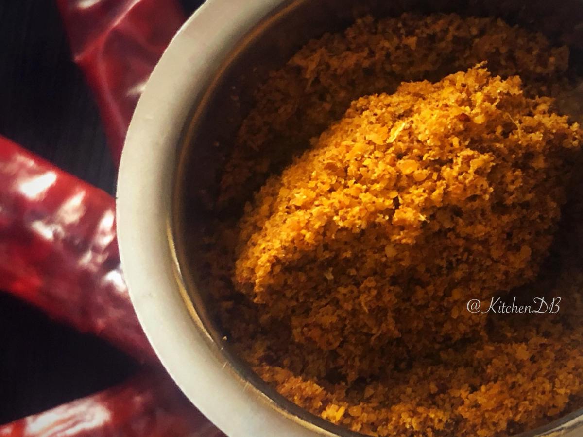 Andhra Karam Podi – KitchenDB – My Passion for Healthy Cooking